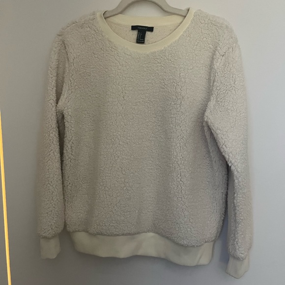 Forever 21 | Sweaters | Super Soft Boucle Fluffy Crew Neck Sweater ...